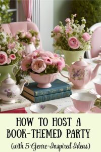 How to Host a Book-Themed Party (with 5 Genre-Inspired Ideas) - Janice ...