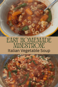 Easy Homemade Minestrone – Italian Vegetable Soup - Janice Thompson, Author
